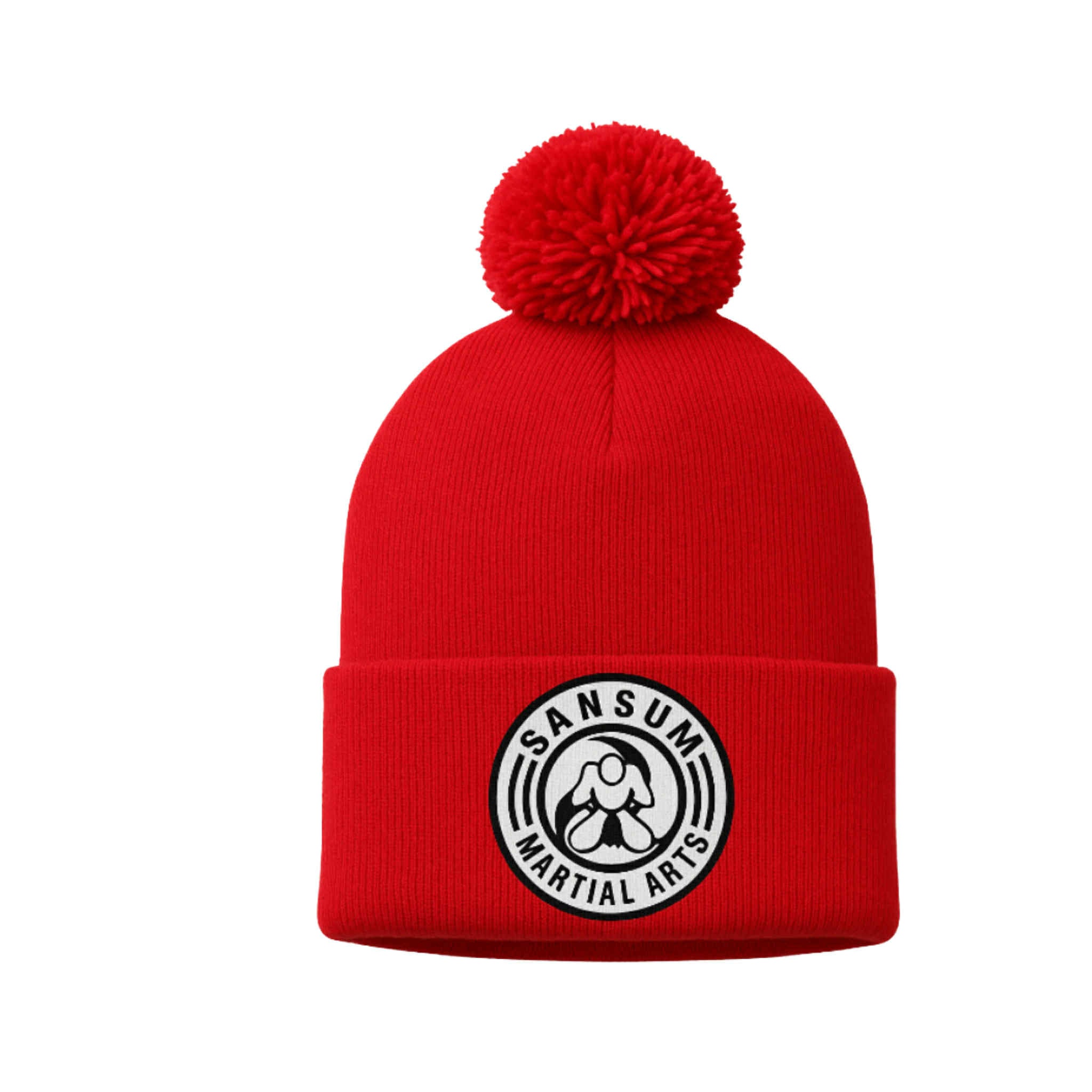 Beanie Hat with Pompom – Sansum Martial Arts